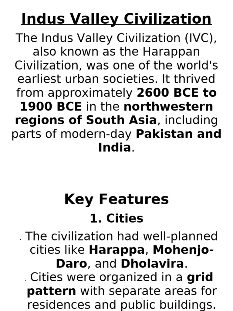 Indus Valley Civilization Overview | PDF