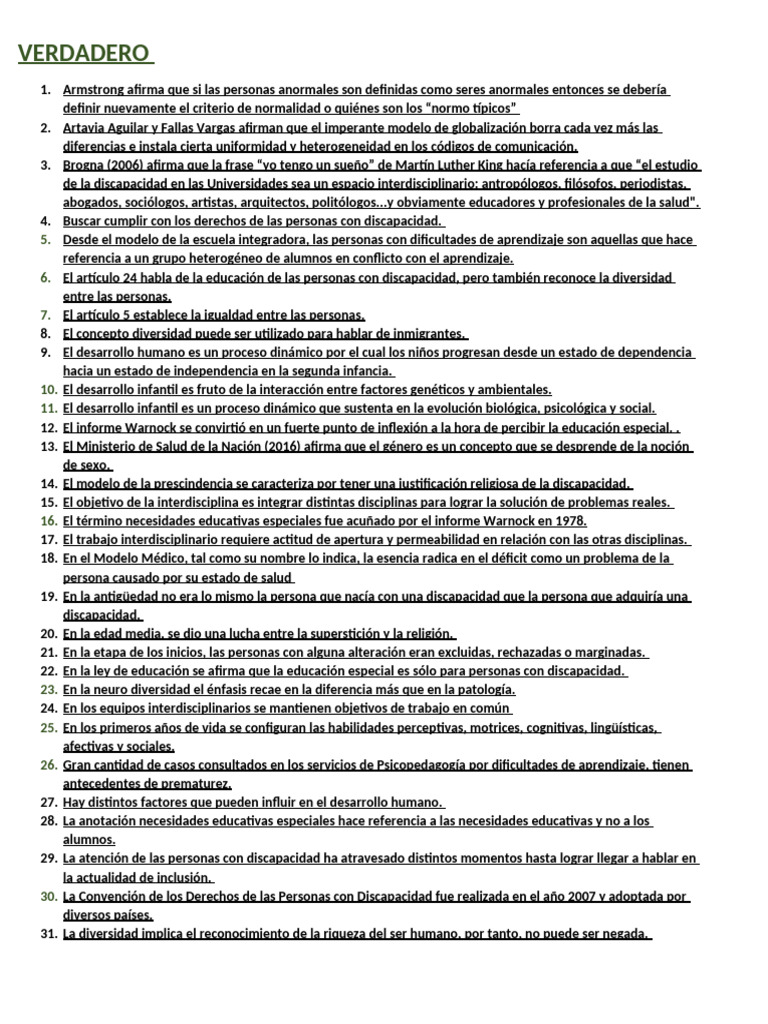 Reco Final Unificada Diversidad | PDF | Invalidez | Educación especial