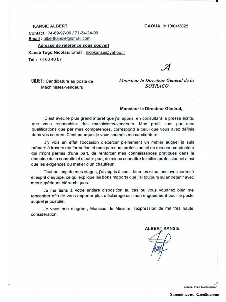 En Word Candidature Au Poste de Machinistes(Conducteurs-Vendeurs) (1)_1 ...