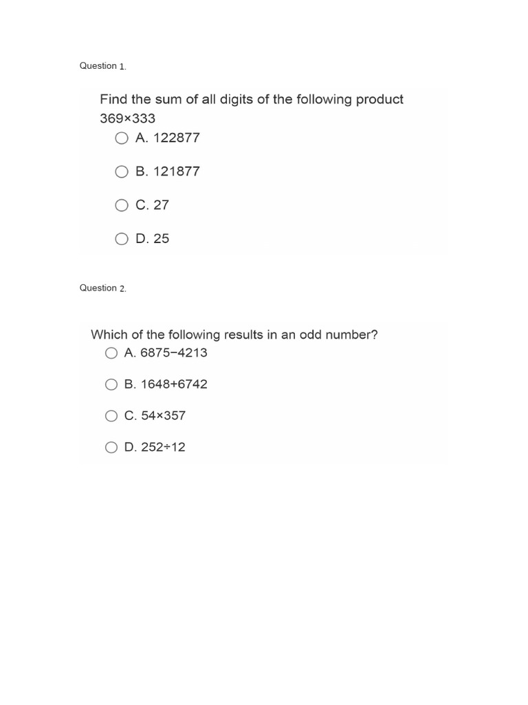 2019 SASMO Contest Paper Grade 5 | PDF