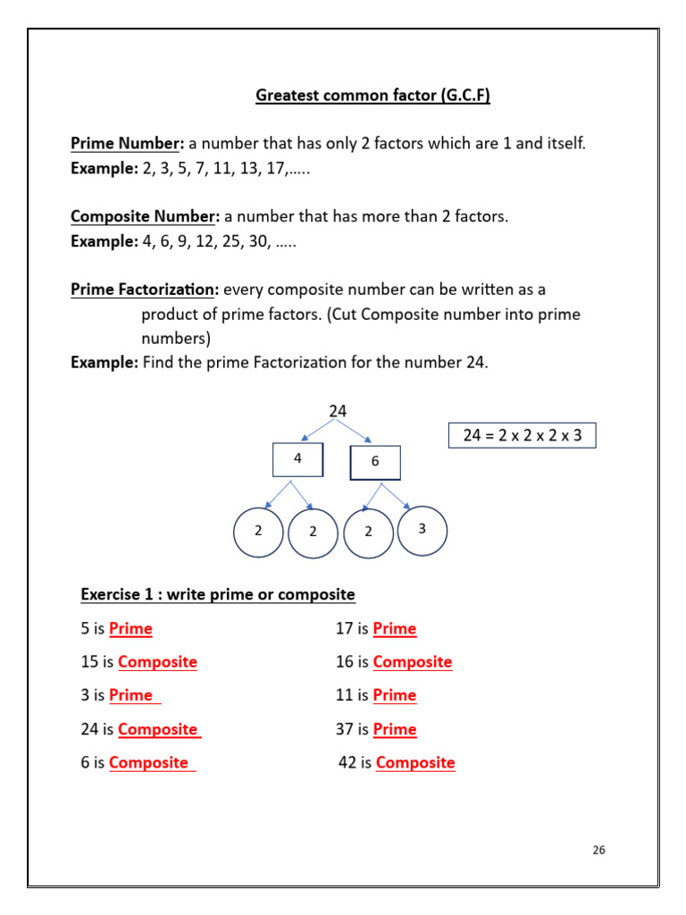 Classwork Sheet Book Model Answers Units 2,3,4 | PDF | Division (Mathematics) | Number Theory
