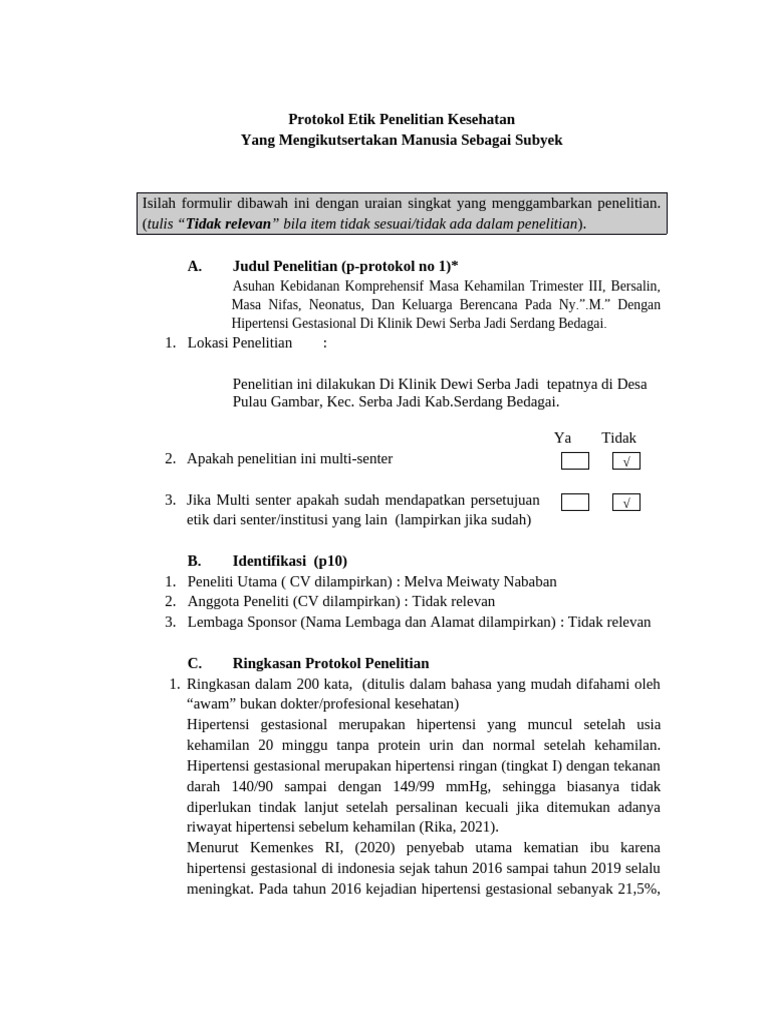 Manual 48 Protokol Melva | PDF