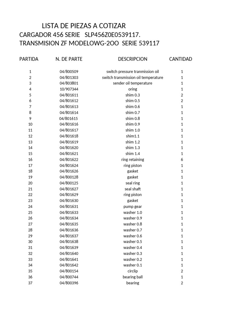 Transmision 456 JCB | PDF | Pump | Mechanical Engineering