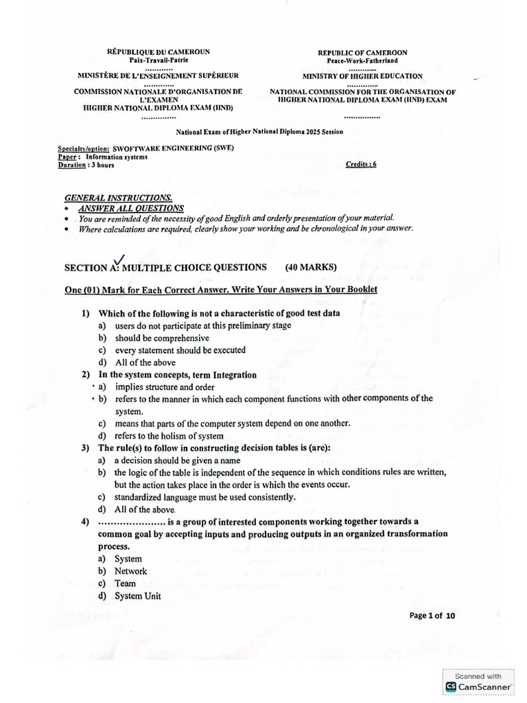 HND 2025 Information System | PDF