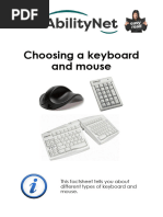 Input/Output Devices for Disabilities | PDF | Computer Keyboard ...
