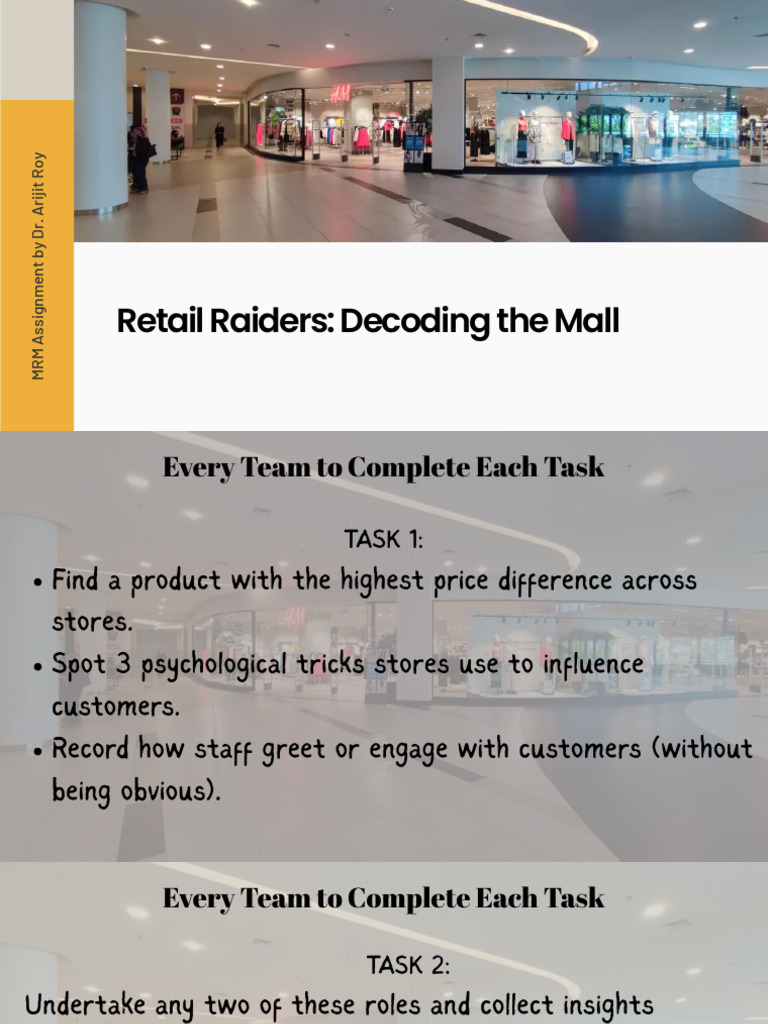 Retail Raiders Decoding The Mall | PDF
