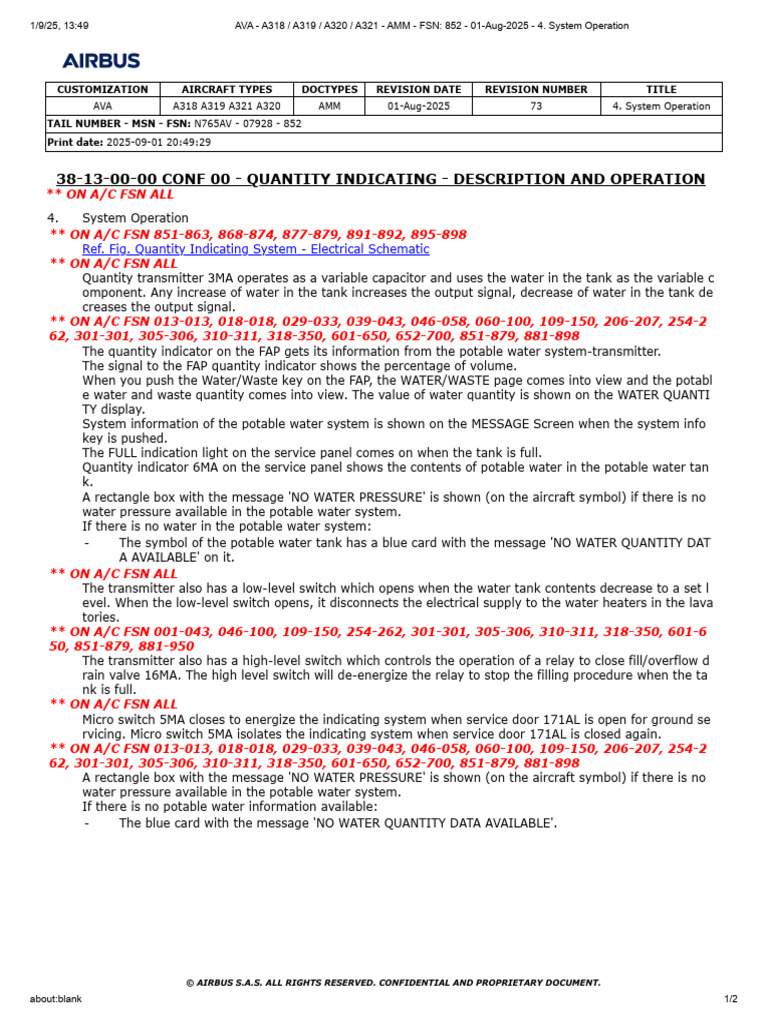 AVA - A318 - A319 - A320 - A321 - AMM - FSN - 852 - 01-Aug-2025 - 4 ...