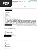 SIMULADO - LP - SARESP - 2024 8o ANO - VERSÃO PROFESSOR | PDF | Queijo | Robô