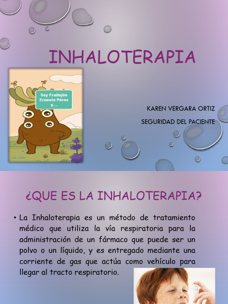 7.1. Inhaloterapia Jul2025 | PDF | Farmacología | Medicina