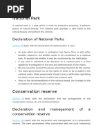 National Parks and Wildlife Act 2029 | PDF | Hunting | Wildlife