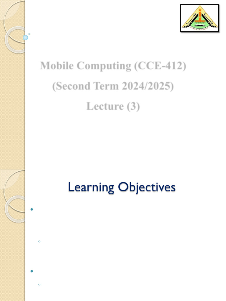 Part2 Lec3 Mobile Computing | PDF | Cellular Network | Telephone