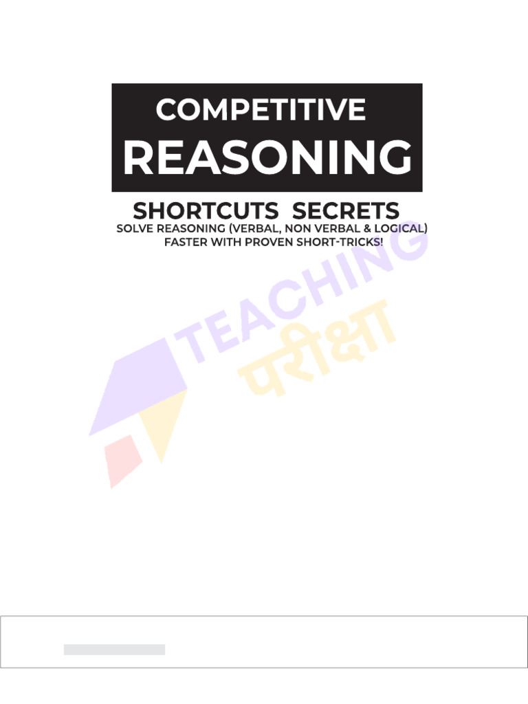 Reasoning Concepts and Practice Exercises | PDF | English Language