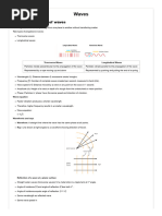 Waves Revision Notes (IGCSE PHYSICS) | PDF | Waves | Refraction
