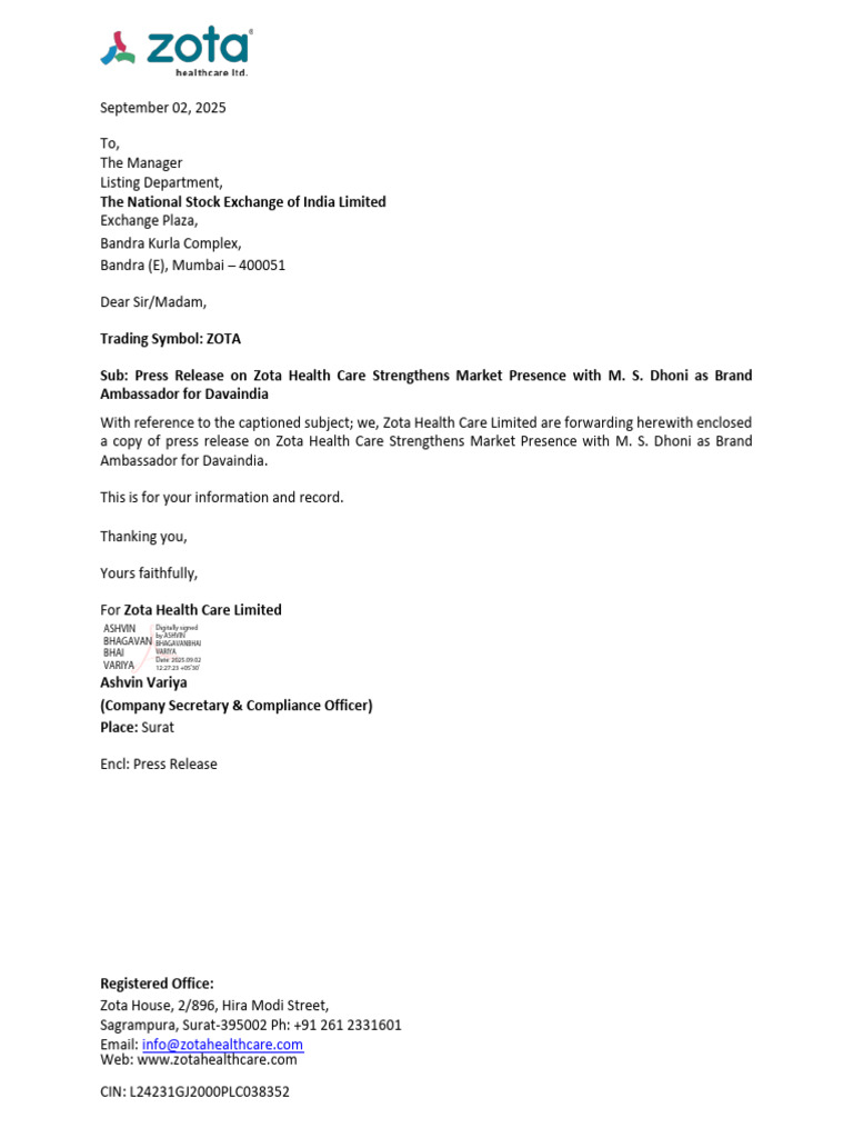 ZOTA 02092025123156 PressRelease02092025 | PDF | Economies | Business