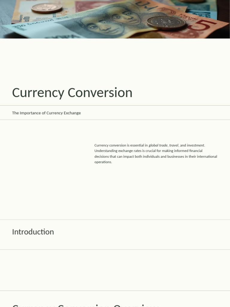 Essential Guide to Currency Conversion | PDF | Foreign Exchange Market ...