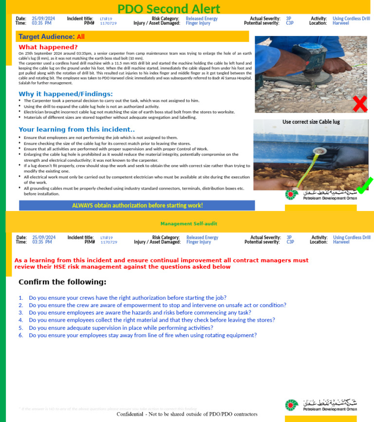 2024 Second Alert LTI-19 Released Energy -En | PDF | Drill