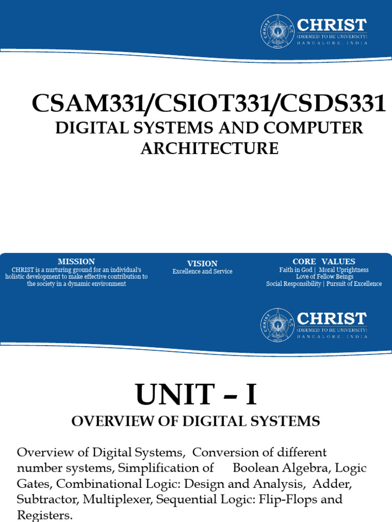 Digital Systems and Number Systems Overview | PDF | Mathematical Notation | Lexicology