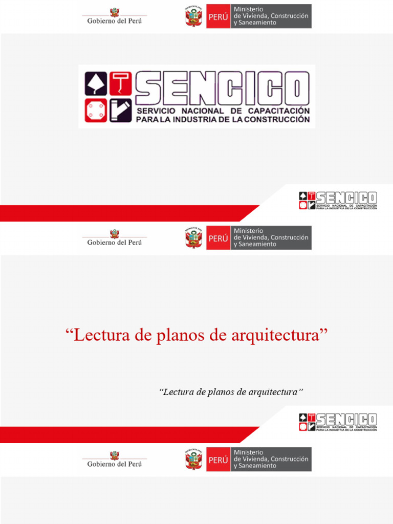 SENCICO (2) - Descripción Del Curso E0031H-040-2025. Lectura de Planos de Arquitectura | PDF