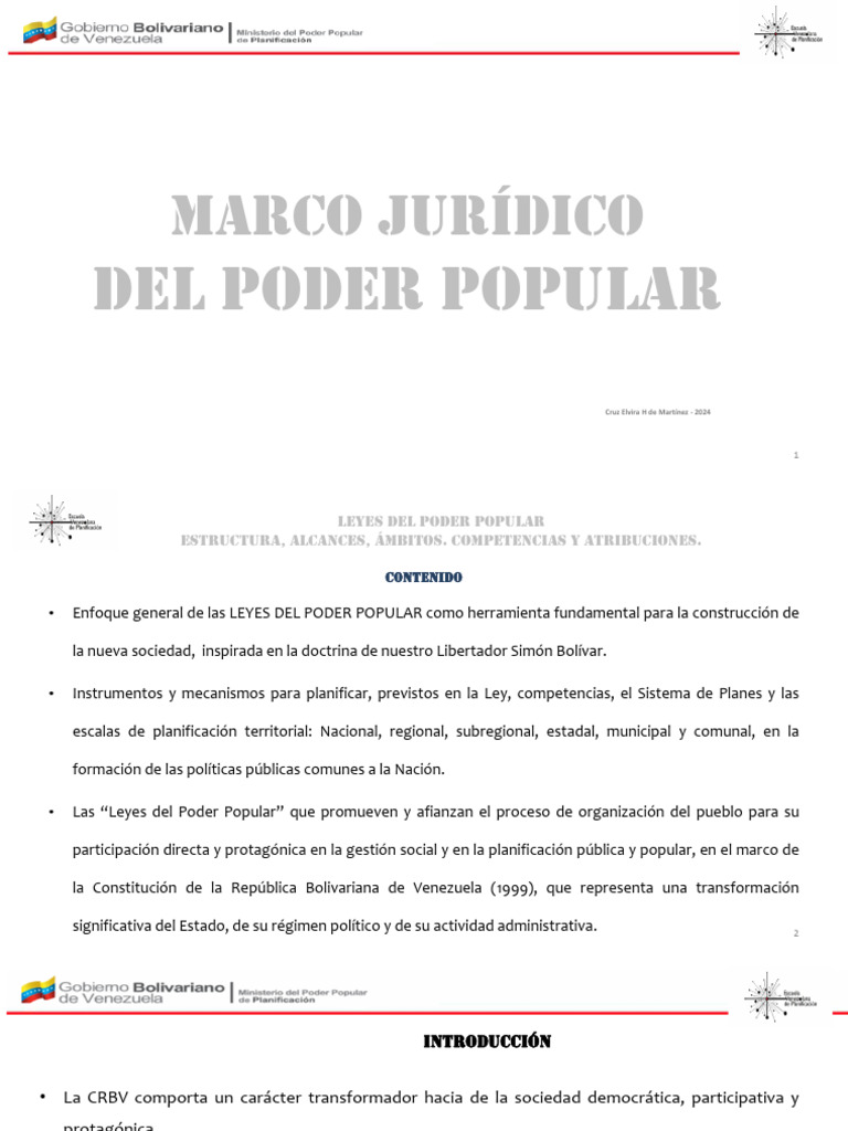 Leyes del Poder Popular en Venezuela | PDF | Alcalde | Democracia