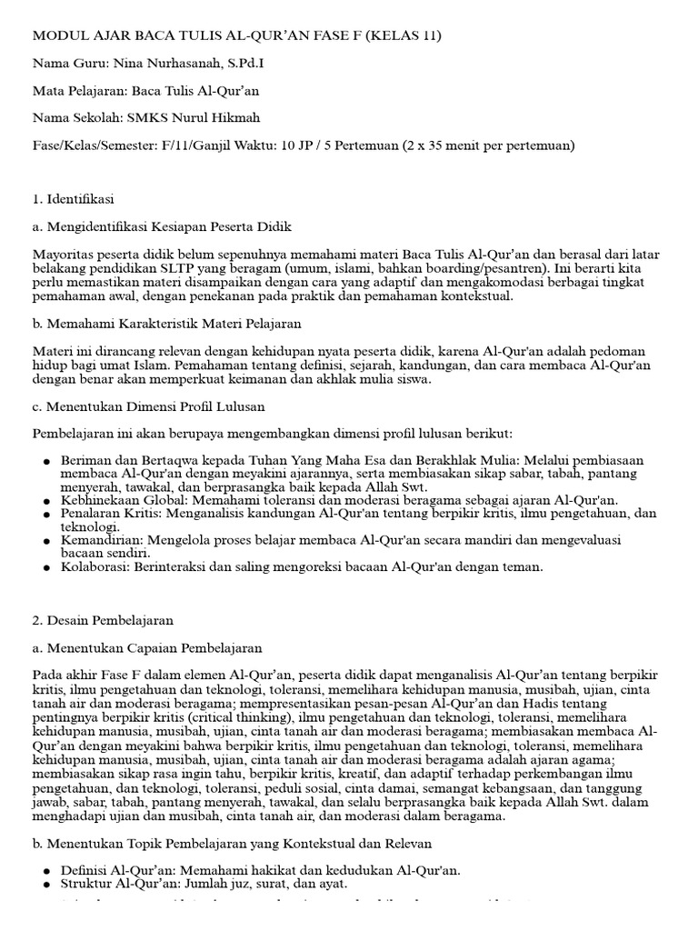 Modul Ajar Deeplearning BTA XI - Docx - 20250829 - 153908 - 0000 | PDF