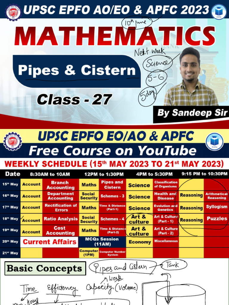 Pipe and Cistern | PDF