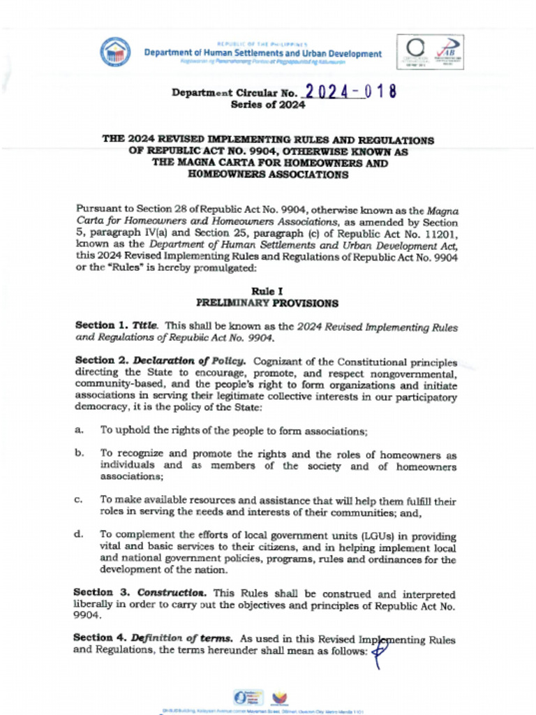 Department Circular No. 2024-018 | PDF