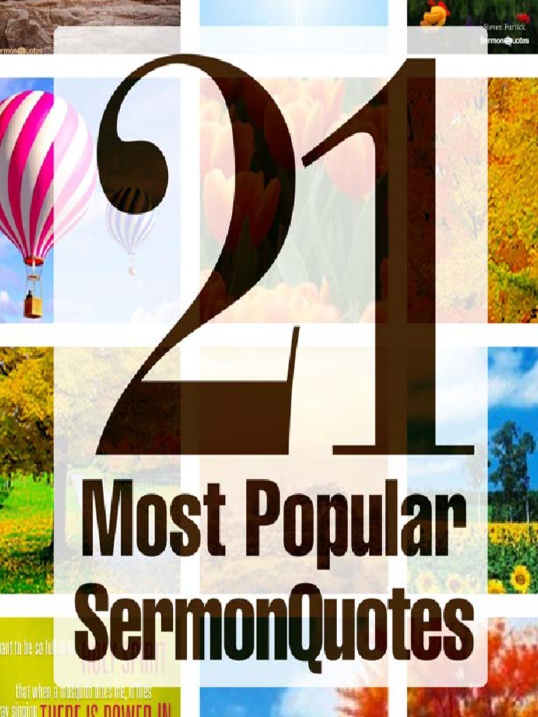 21 Most Popular Sermon Quotes | PDF