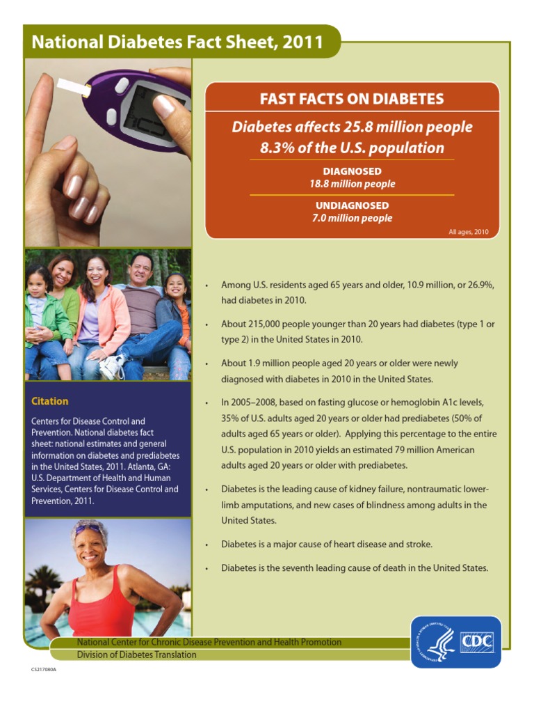 National Diabetes Fact Sheet, 2011 | PDF