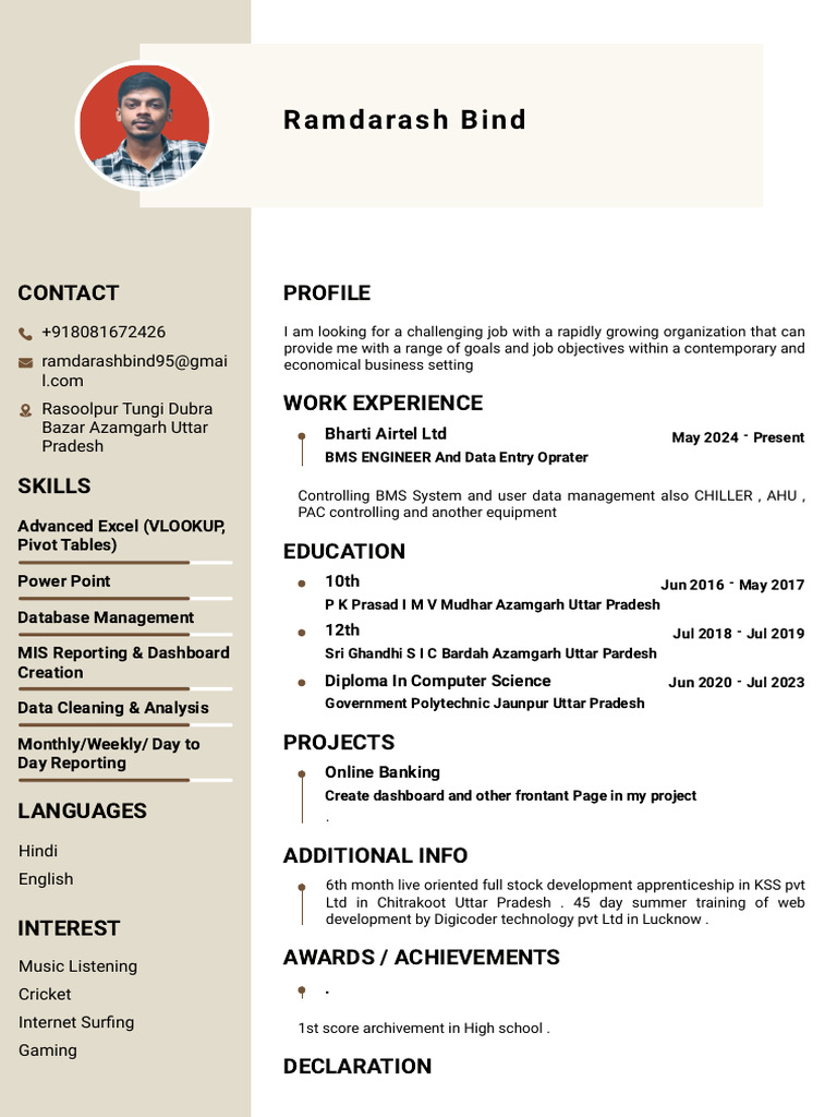 Ram Resume - 1756542526000 | PDF