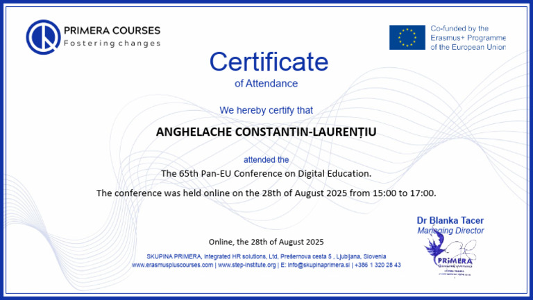 Certifikat 9 | PDF
