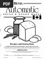 Magic Chef Model CBM310 Bread Maker Manual | PDF | Consumer Goods | Foods