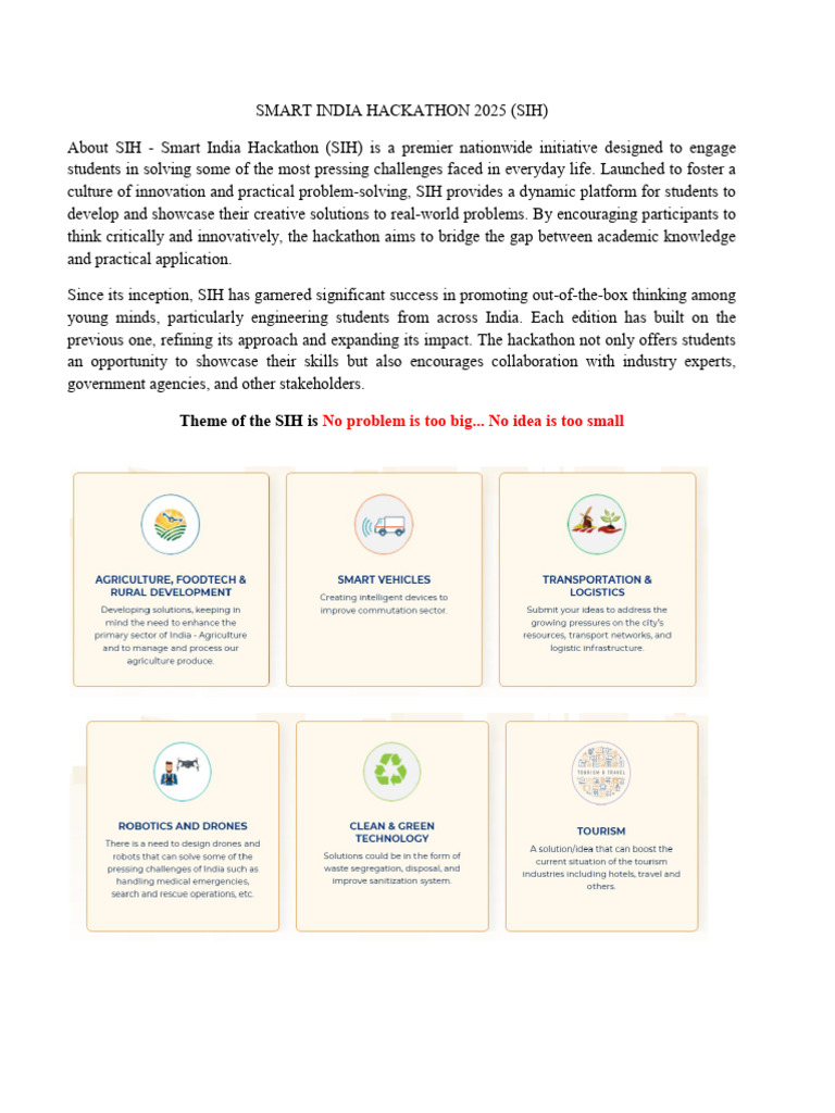 SIH 2025 Problem Statements Overview | PDF | Autodesk Revit | Farms