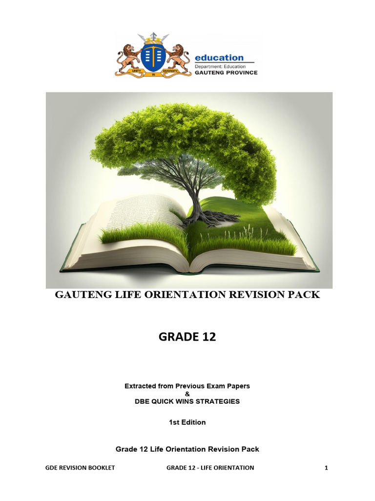 2. GDE Grade 12 Revision Pack - Life Orientation(1)(1) | PDF ...