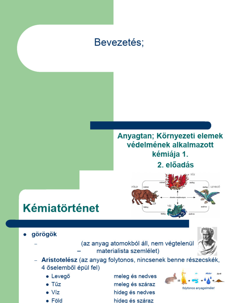 1-2.ea Bevezetés - Atomok Szerkezete I. | PDF