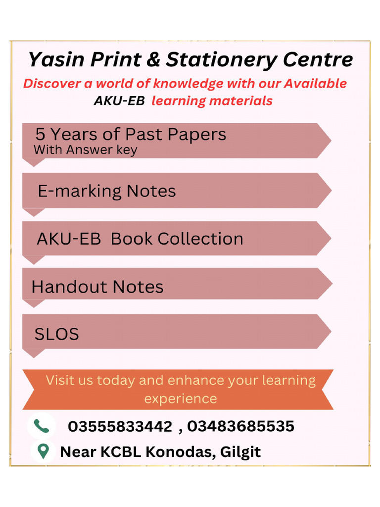 AKU-EB Class X English Exam 2017 | PDF | Stream | River