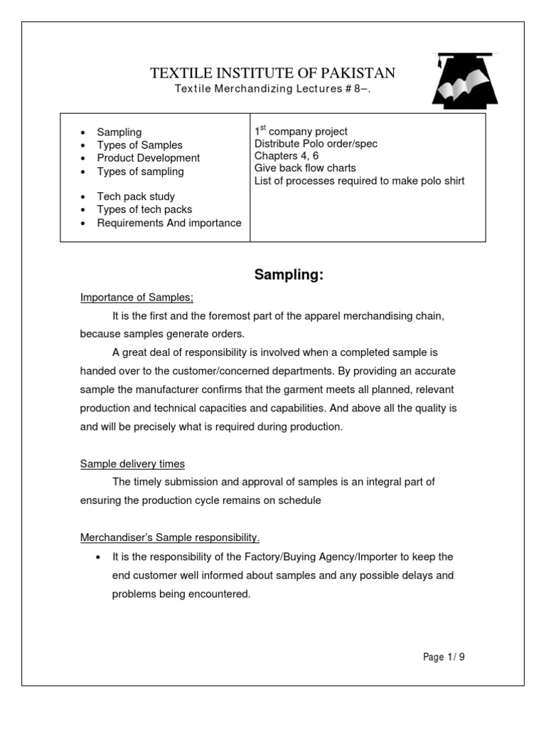 Lecture # 8 Sampling | Download Free PDF | Specification (Technical ...