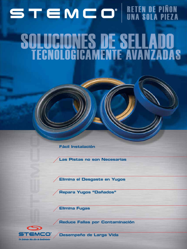 Retén de Piñón STEMCO: Instalación Fácil | PDF