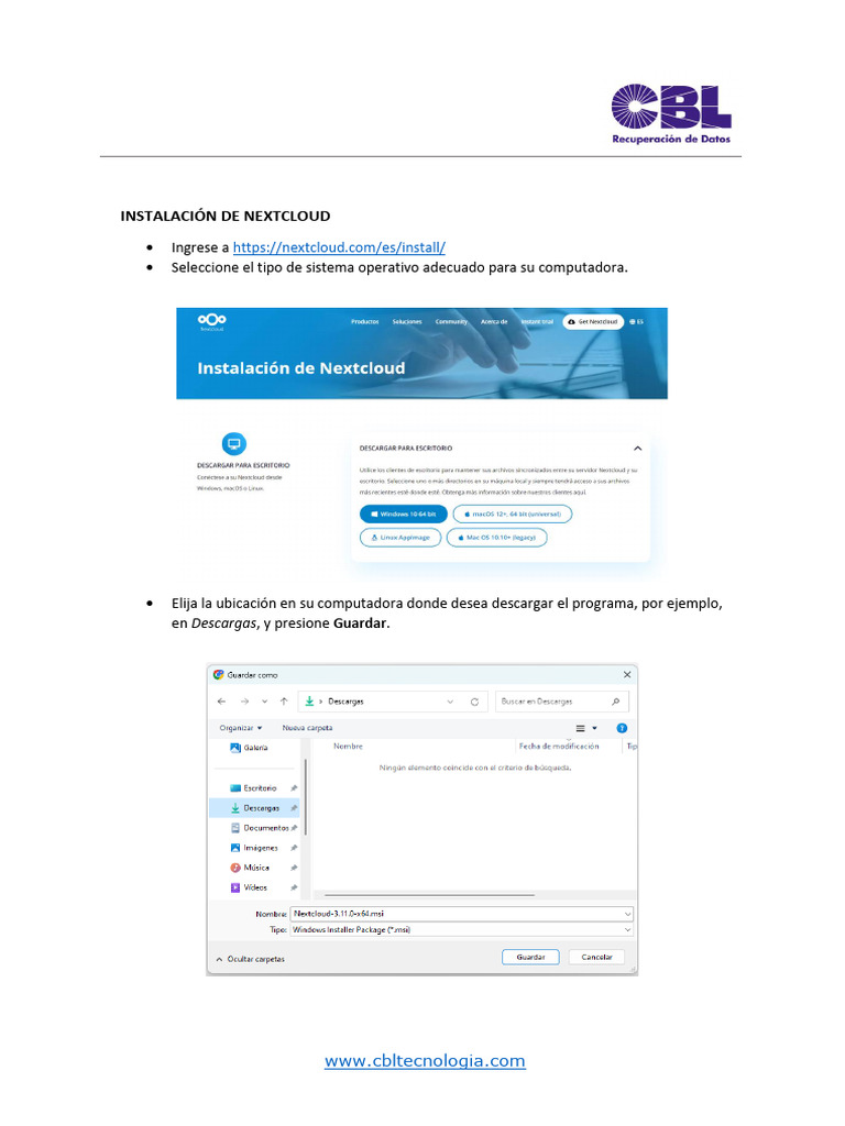 Guia Nextcloud | PDF | Computación en la nube | Archivo de computadora