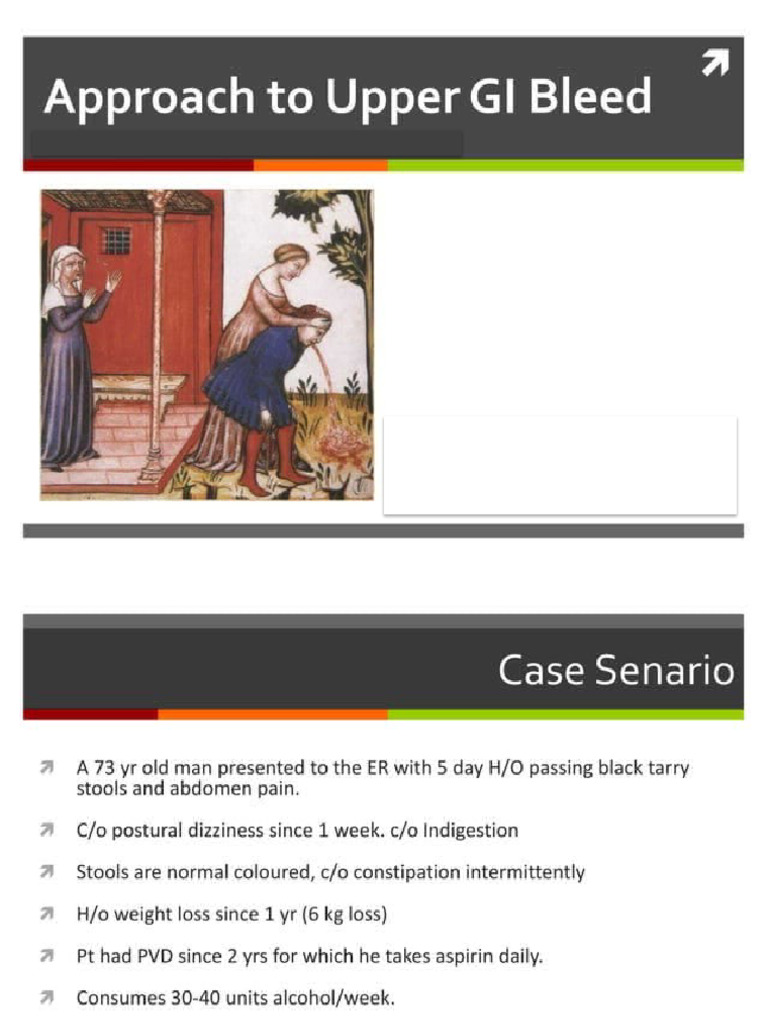 Approach To Upper GI Bleed | PDF