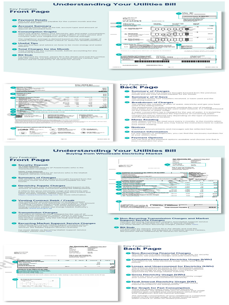 Understanding Your Utilities Bill | PDF | Payments