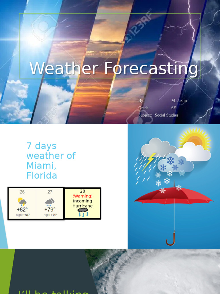 Weather Forecasting (Social Project) 3 | PDF