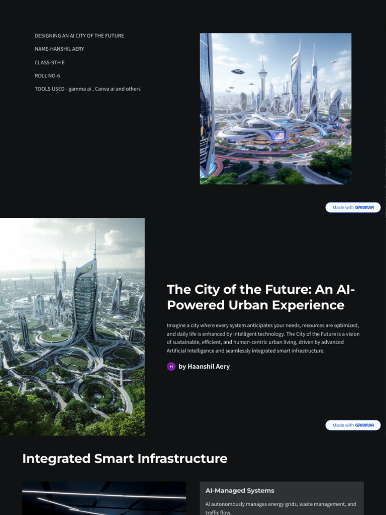 AI-Powered Future City Blueprint | PDF | Artificial Intelligence ...
