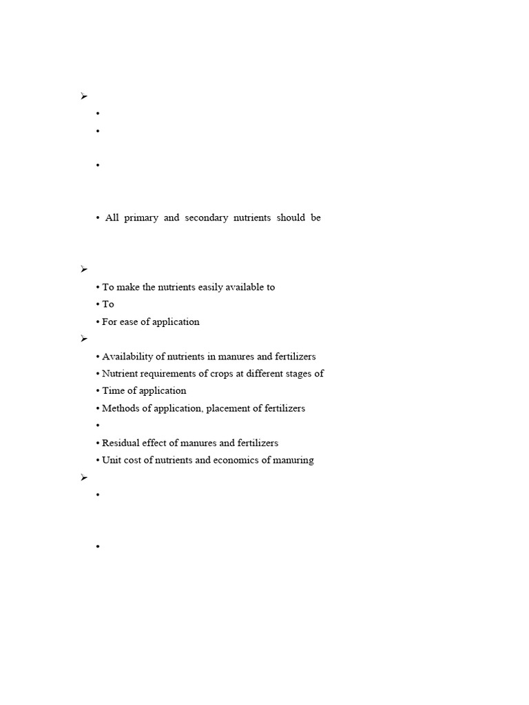 Fertilizer Application Methods Overview | PDF | Fertilizer | Plant ...