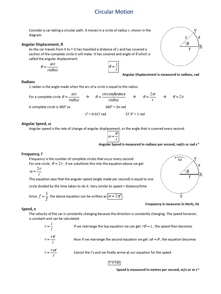 Circular Motion and Gravitation | PDF | Force | Acceleration