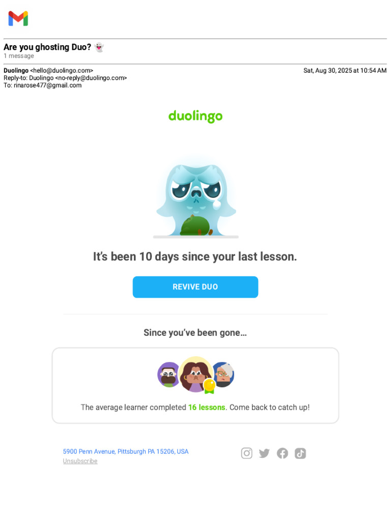 Revive Your Duolingo Lessons Now! | PDF
