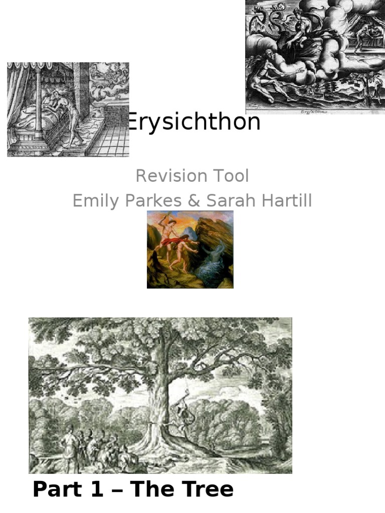 Erysichthon | PDF | Trees | Hunger