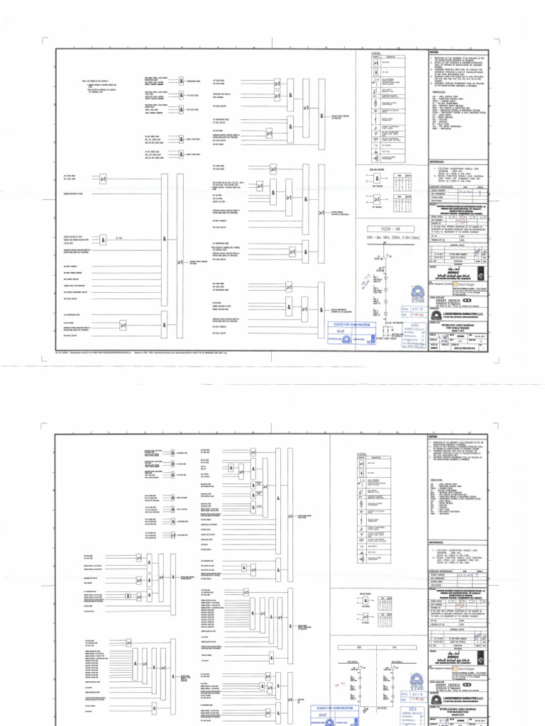 6046 LE 7600 E DD 010 R01 Interlock Logic Diagram Sht 1,2,3,4,5 IFC | PDF