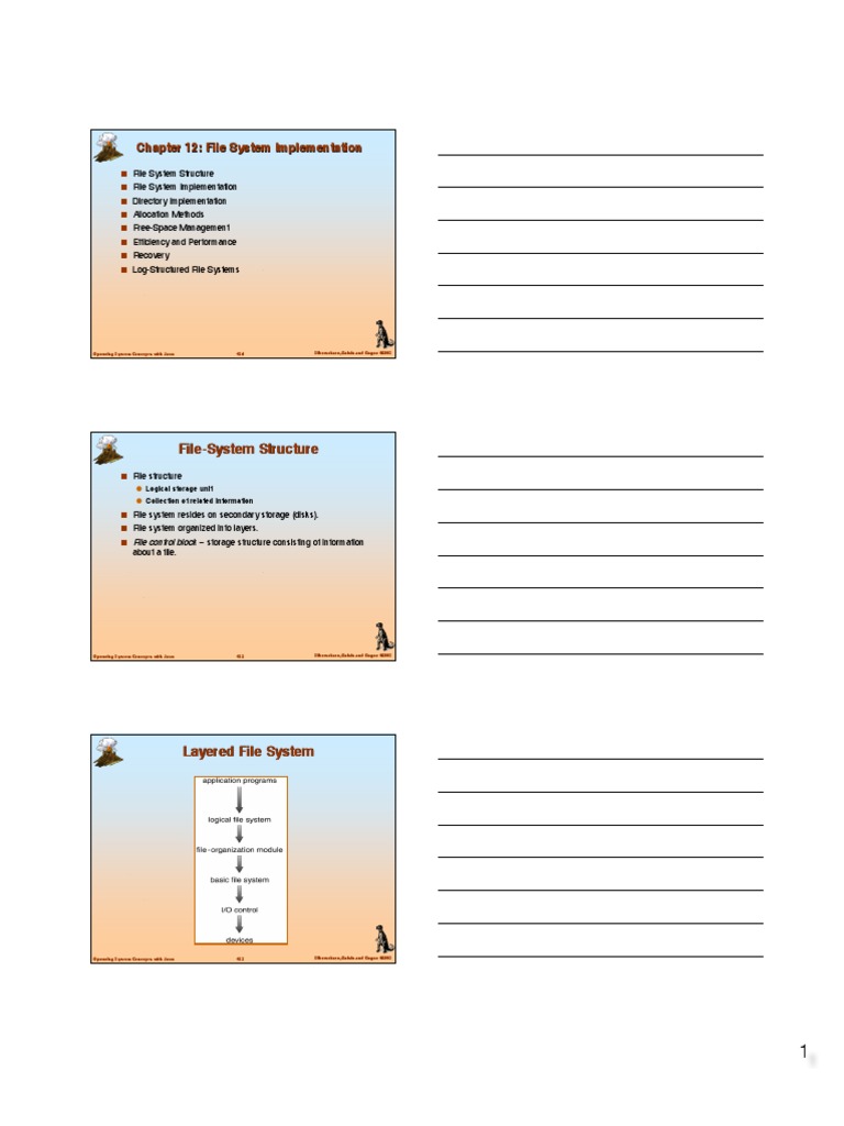 Chapter 12: File System Implementation | PDF | File System | Cache (Computing)