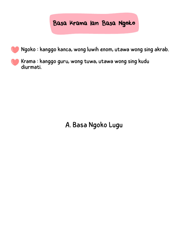 Basa Krama Lan Basa Ngoko - 20250903 - 024320 - 0000 | PDF