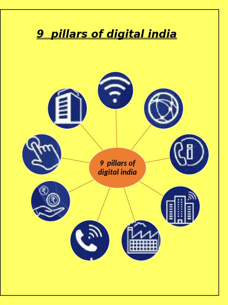9 Pillars of Digital India | PDF